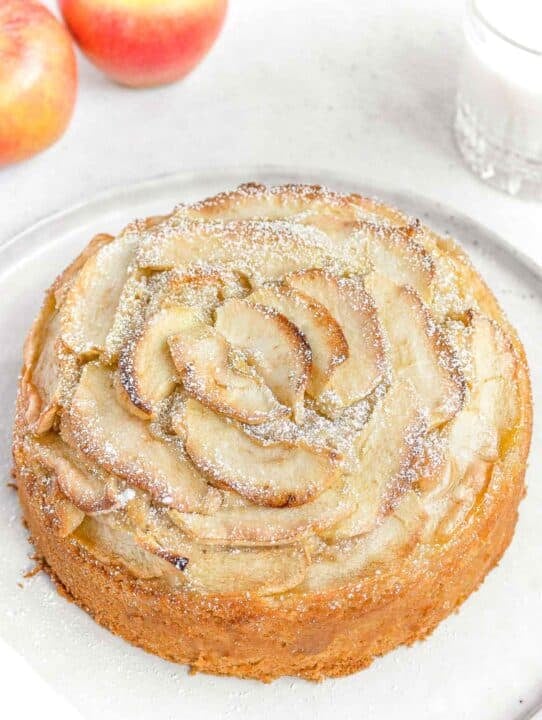 Vegan Apple Cake (Easy 7 Ingredients) - The Plant Based School