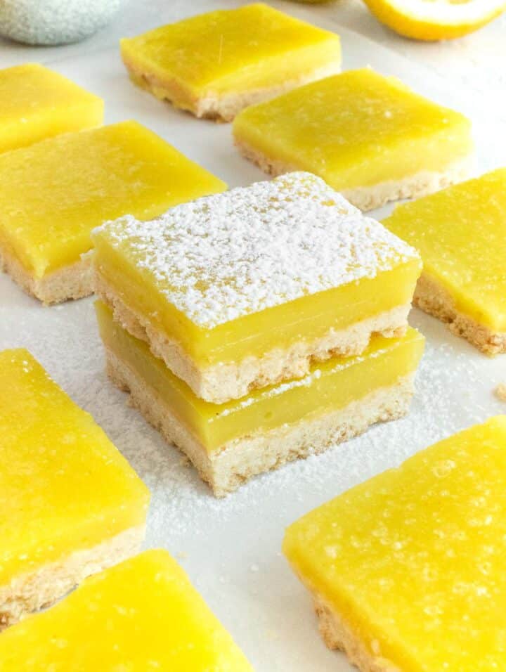 Easy Vegan lemon bars - The Plant Based School