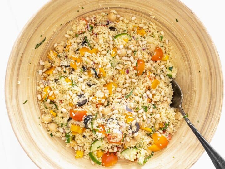 Vegan Couscous Salad - Plant Based School