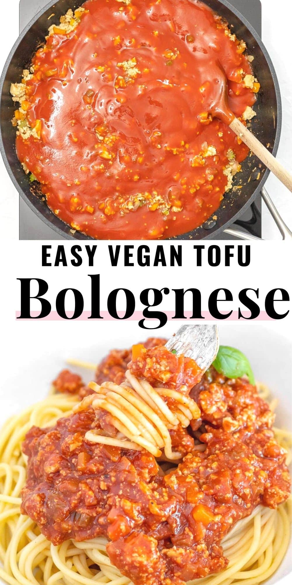 Quick and Easy Tofu Pasta with Tomato Sauce - The Plant Based School