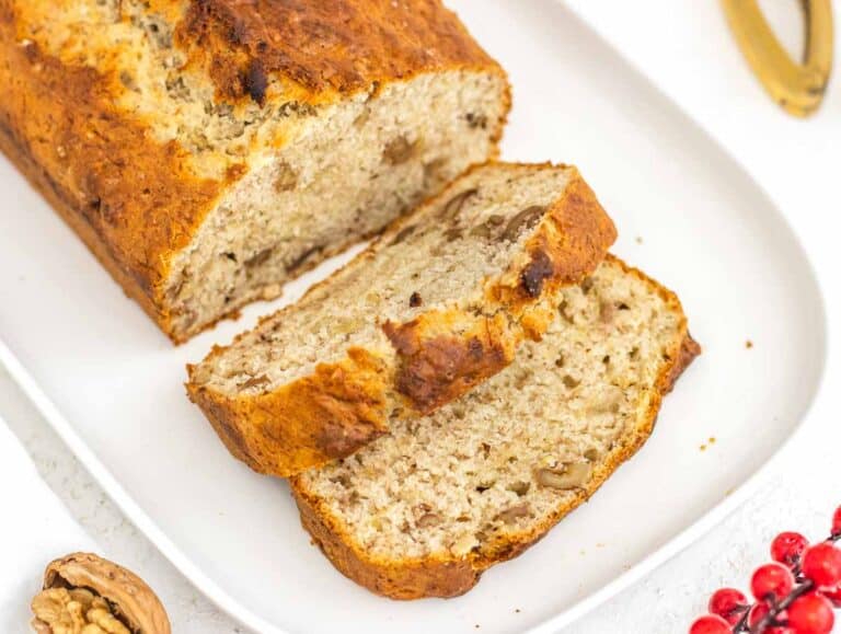 Easy Banana Nut Bread - The Plant Based School