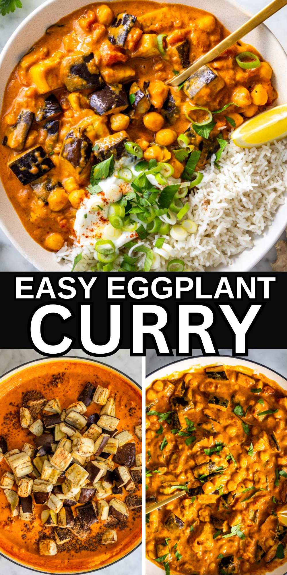 Easy Eggplant Curry - The Plant Based School