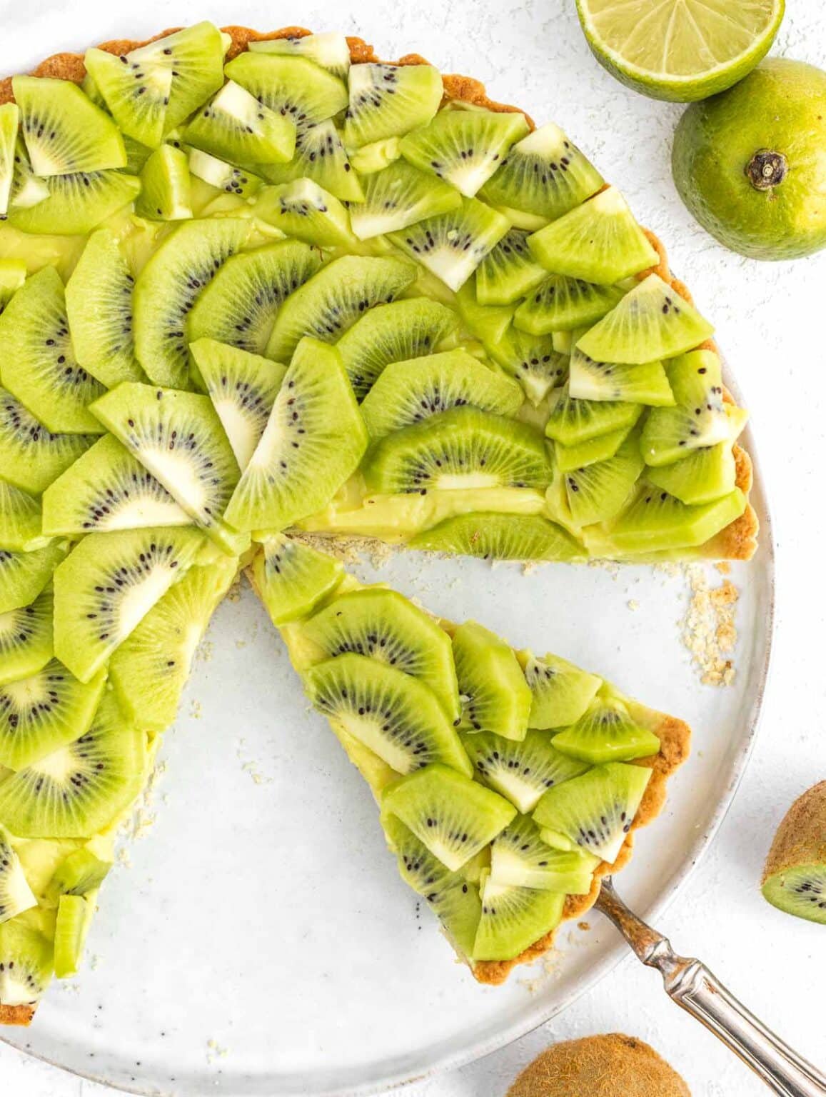 Easy Kiwi Tart - The Plant Based School
