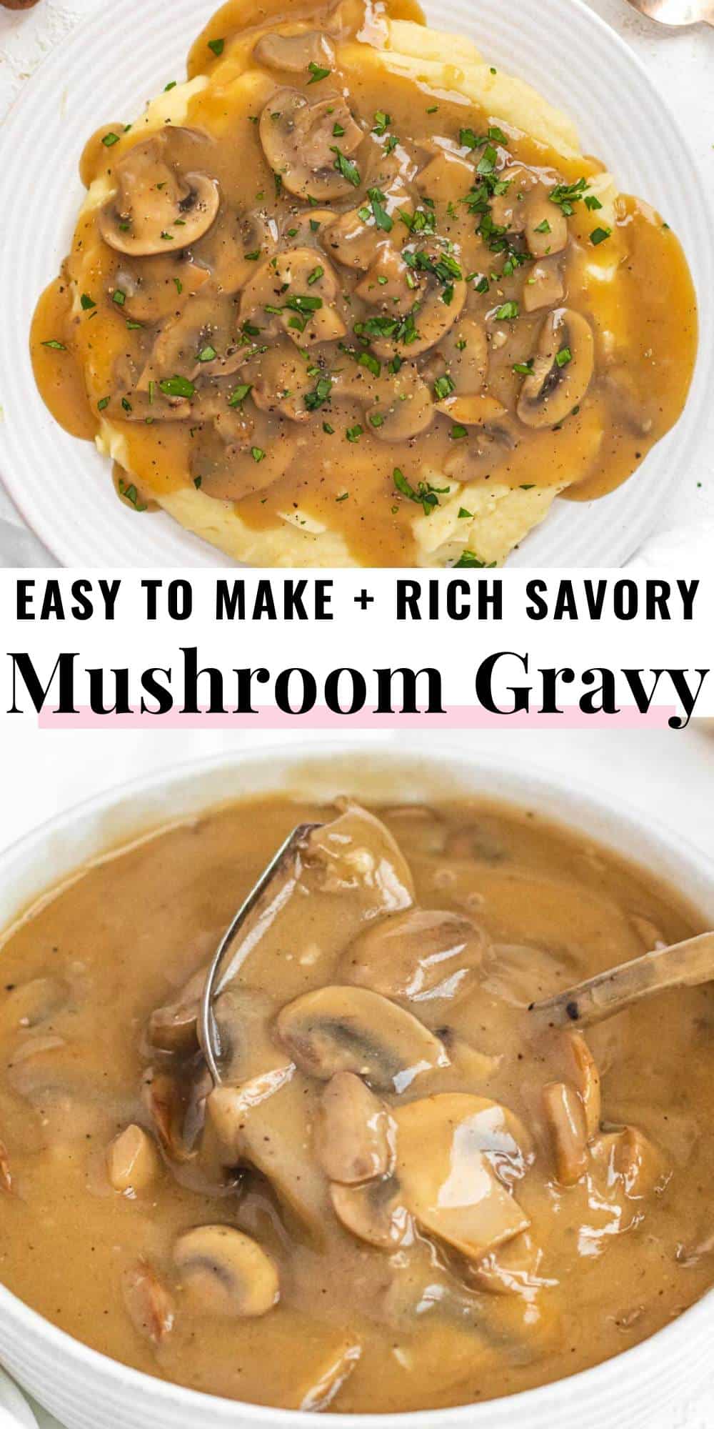 Easy Mushroom Gravy - The Plant Based School