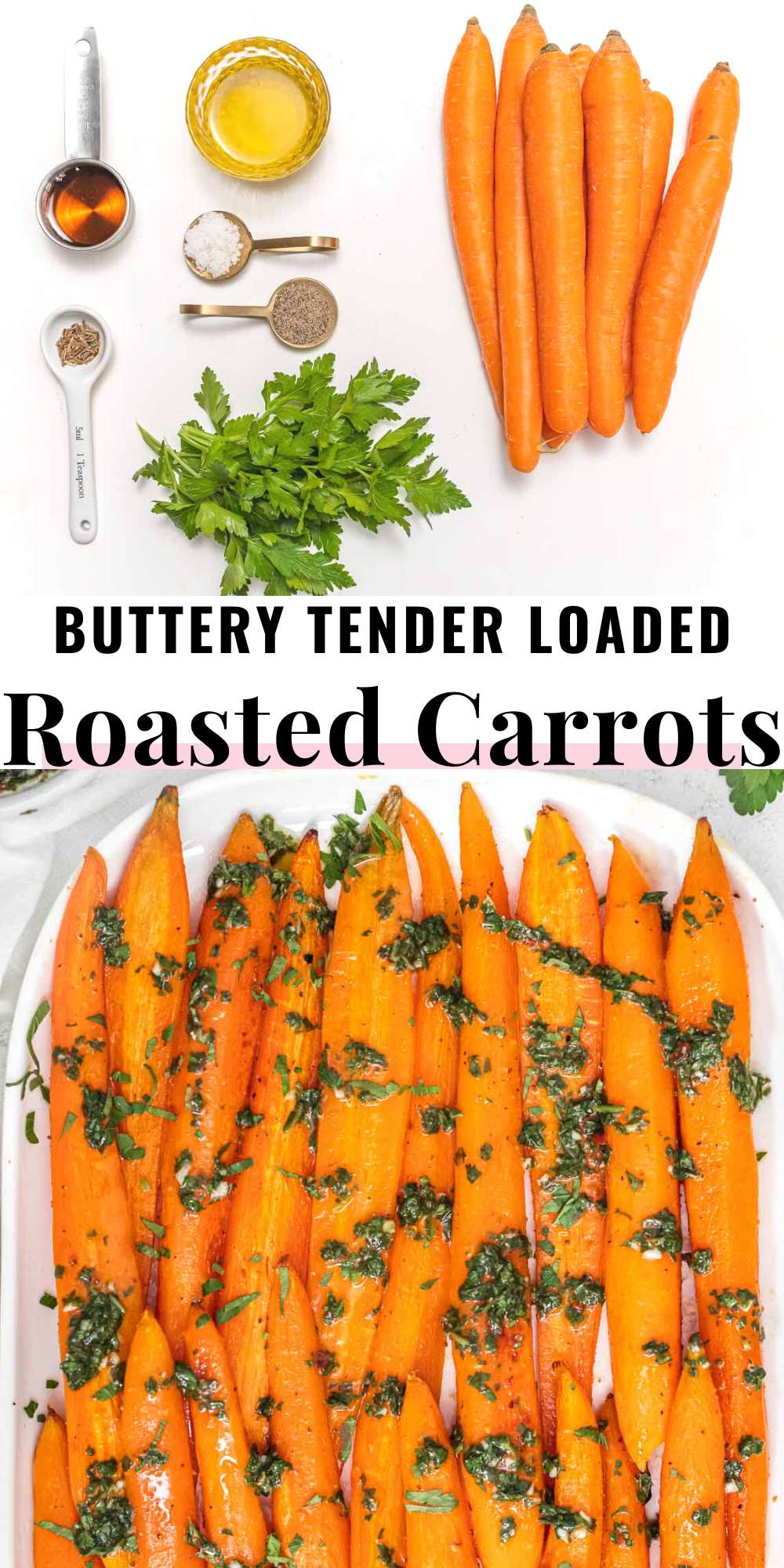 Easy Roasted Carrots - Plant Based School