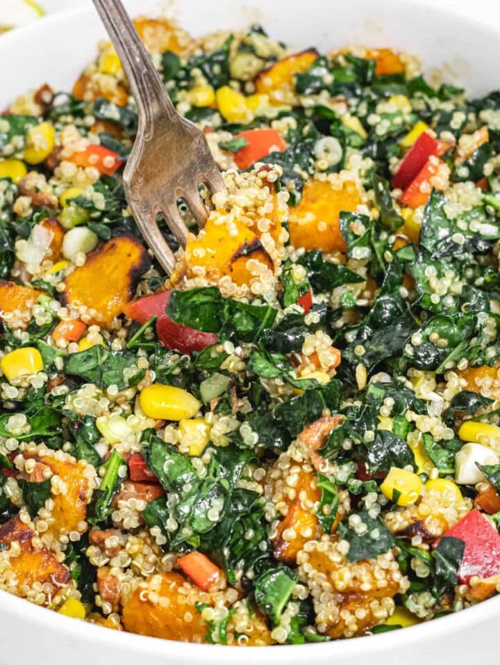 Kale and Quinoa Salad - The Plant Based School