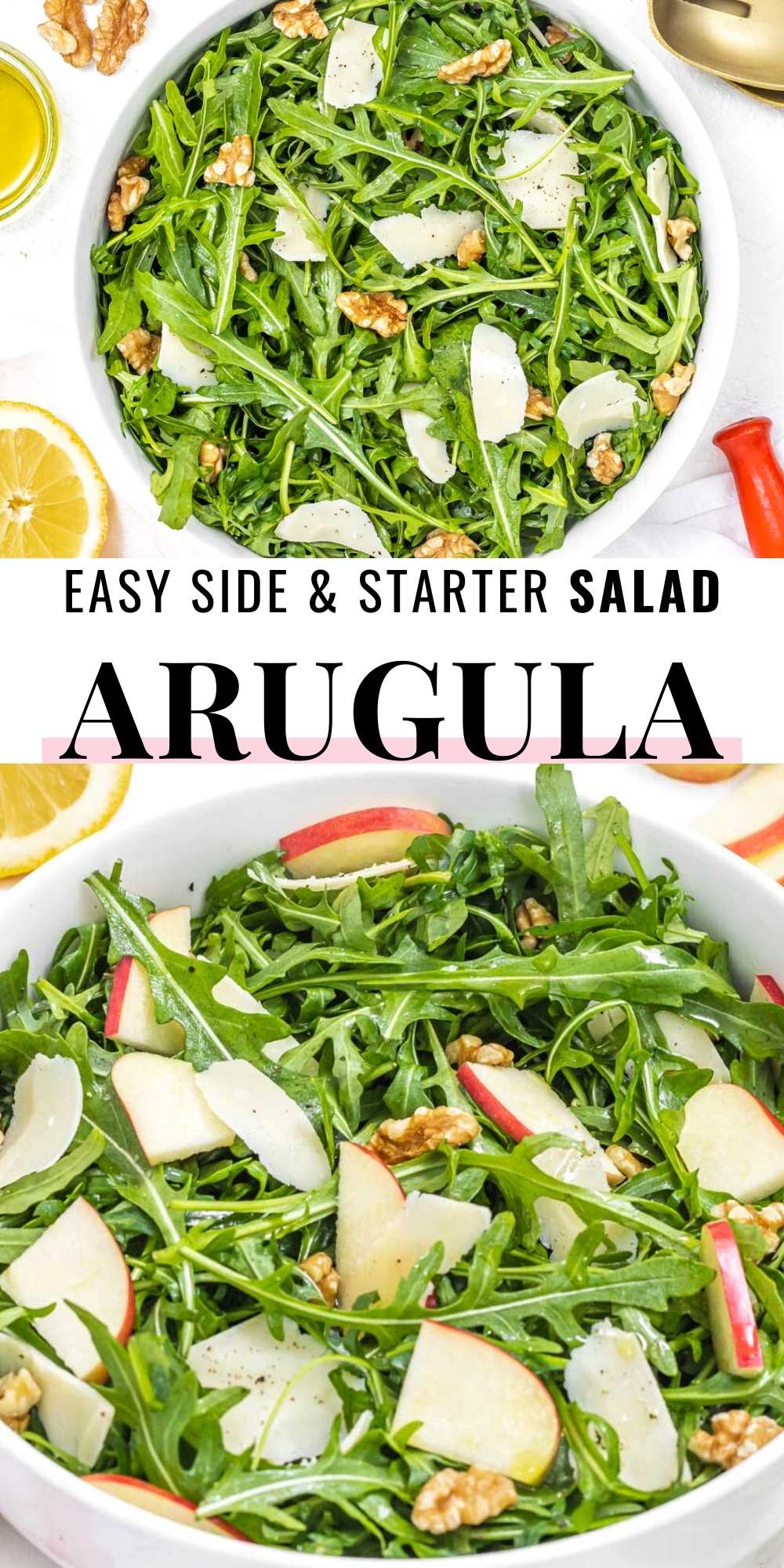 Arugula Salad - The Plant Based School