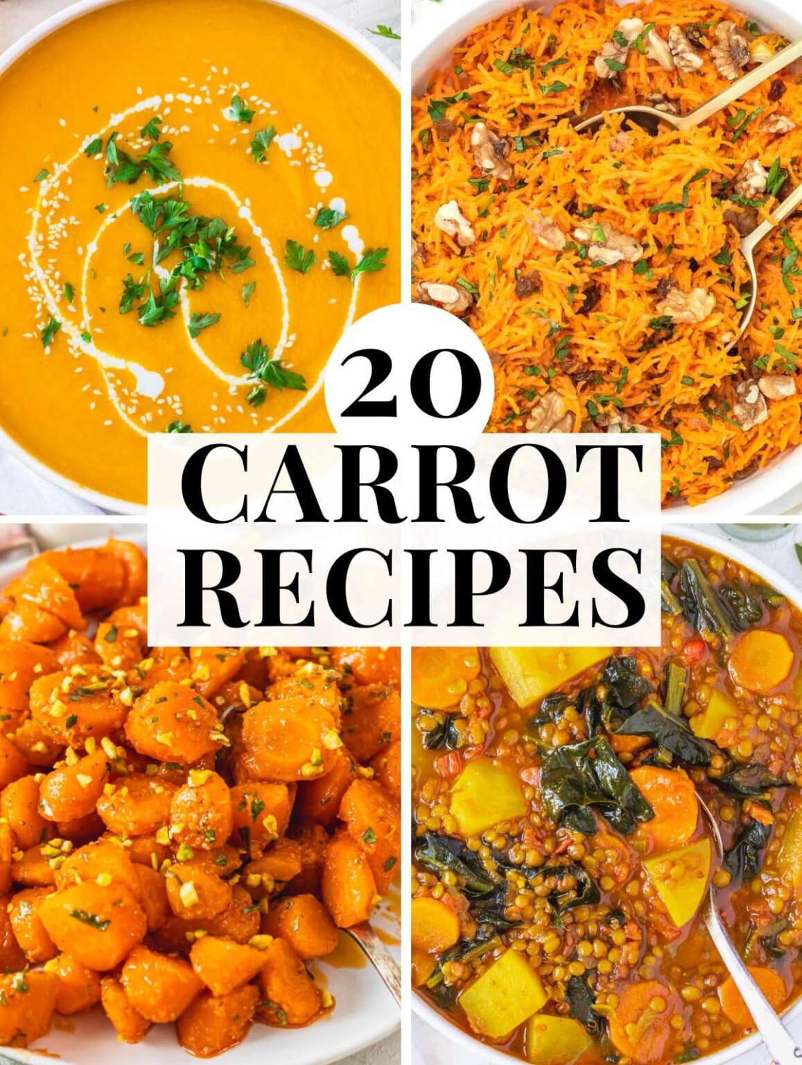20+ Carrot Recipes (easy dishes) - The Plant Based School
