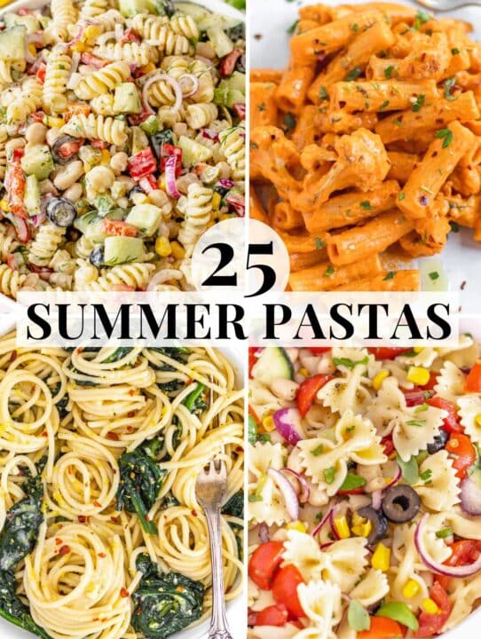 25 Summer Pasta Recipes - The Plant Based School