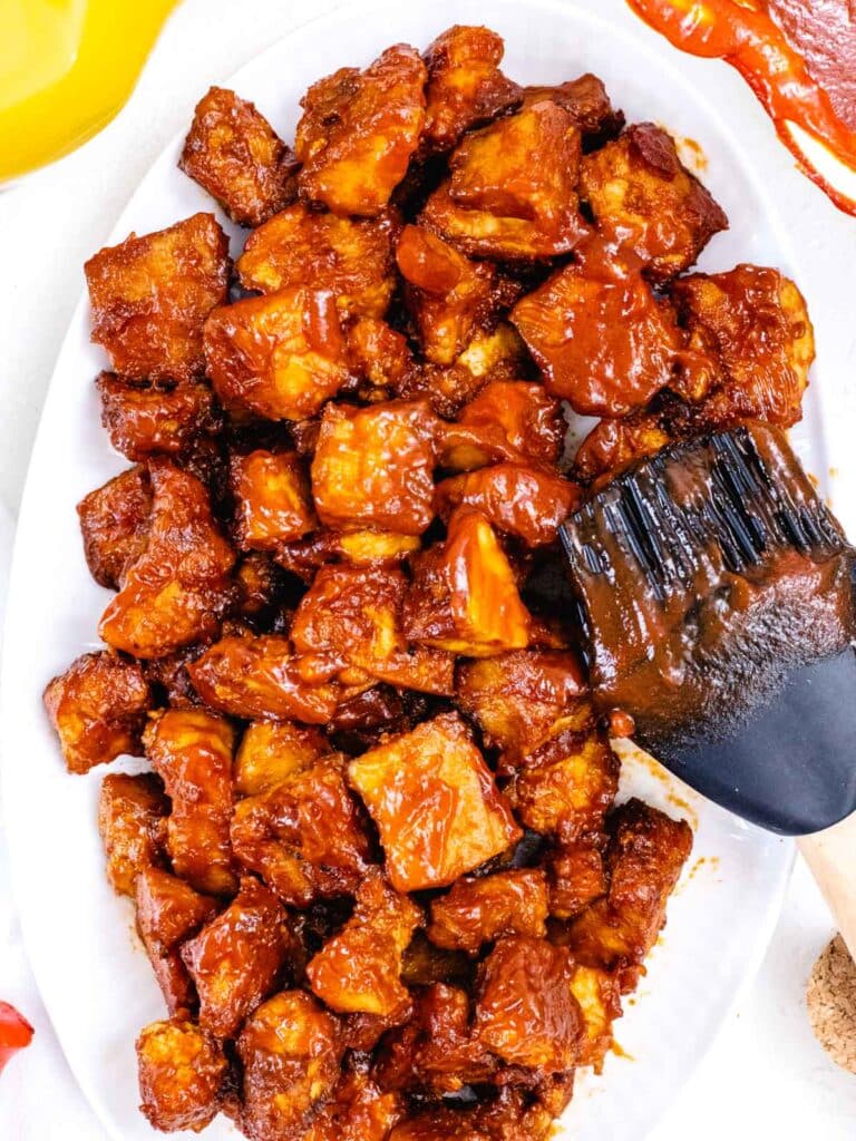 Easy BBQ Tofu (Oven-Baked) - The Plant Based School