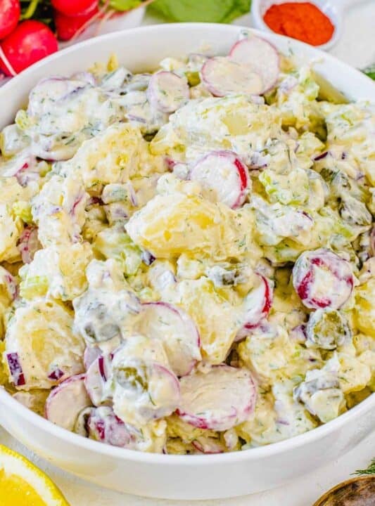 Creamy Dill Potato Salad - The Plant Based School
