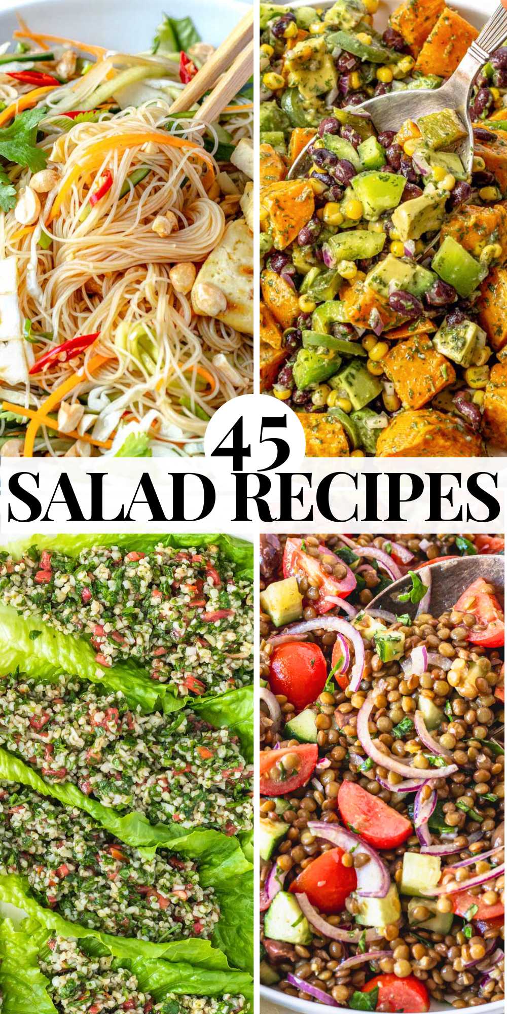 45 Best Salad Recipes - The Plant Based School
