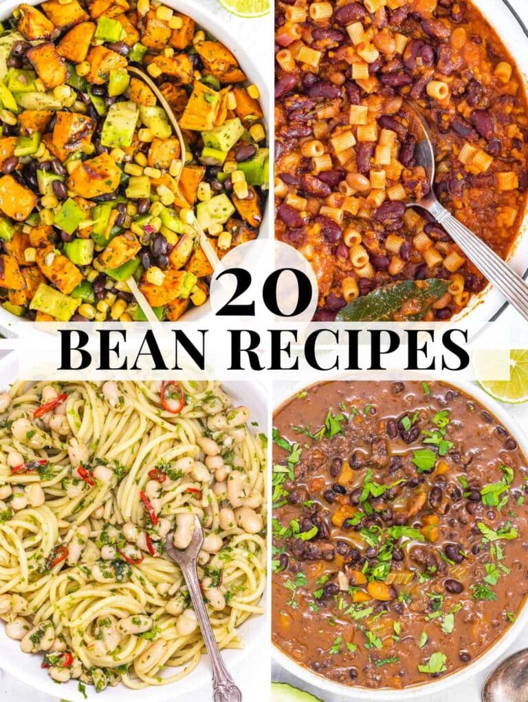 20 Bean Recipes (easy meals) - The Plant Based School