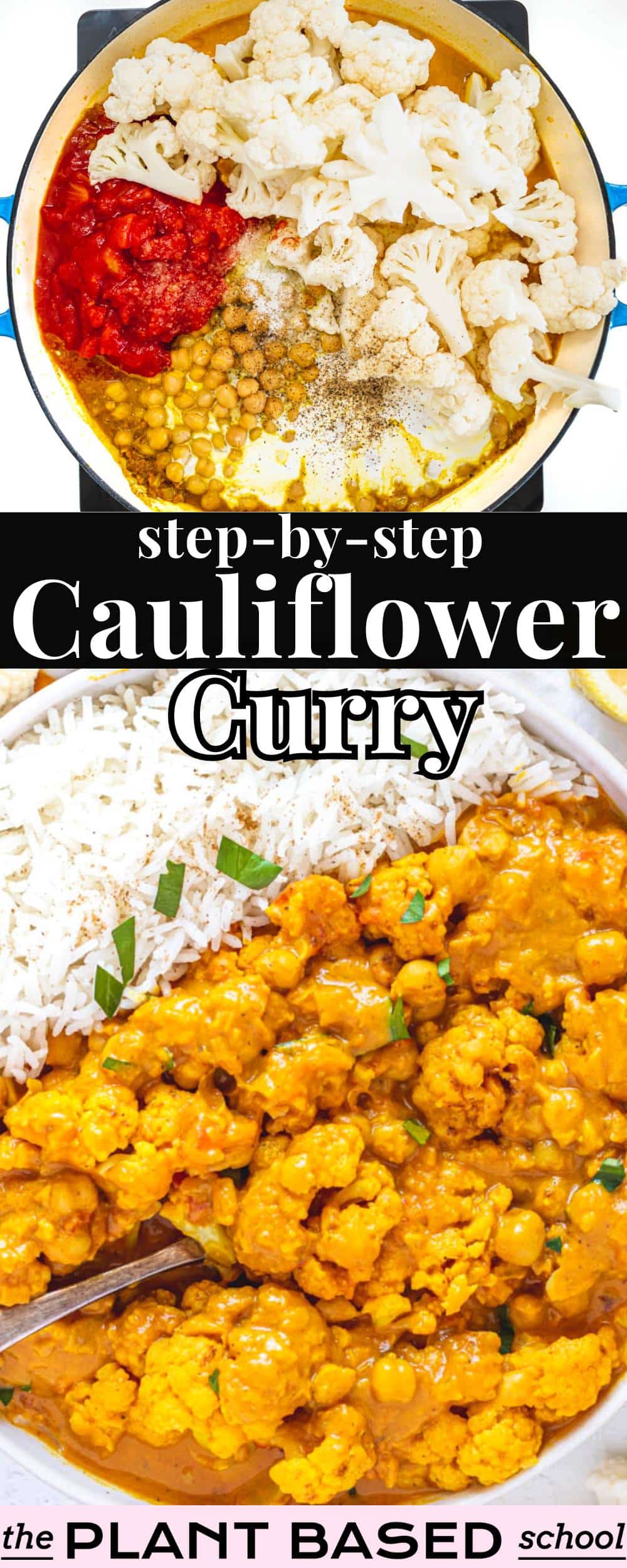 Cauliflower Curry in 30 Minutes - The Plant Based School