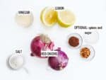 Quick Pickled Red Onions - 30 Minute Recipe with 4 Ingredients - The ...