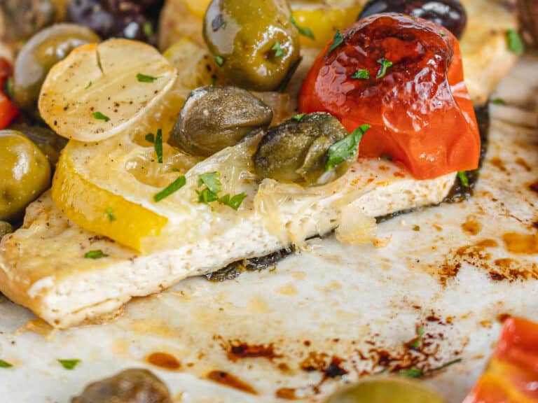 Mediterranean Vegan Fish Recipe with Tofu