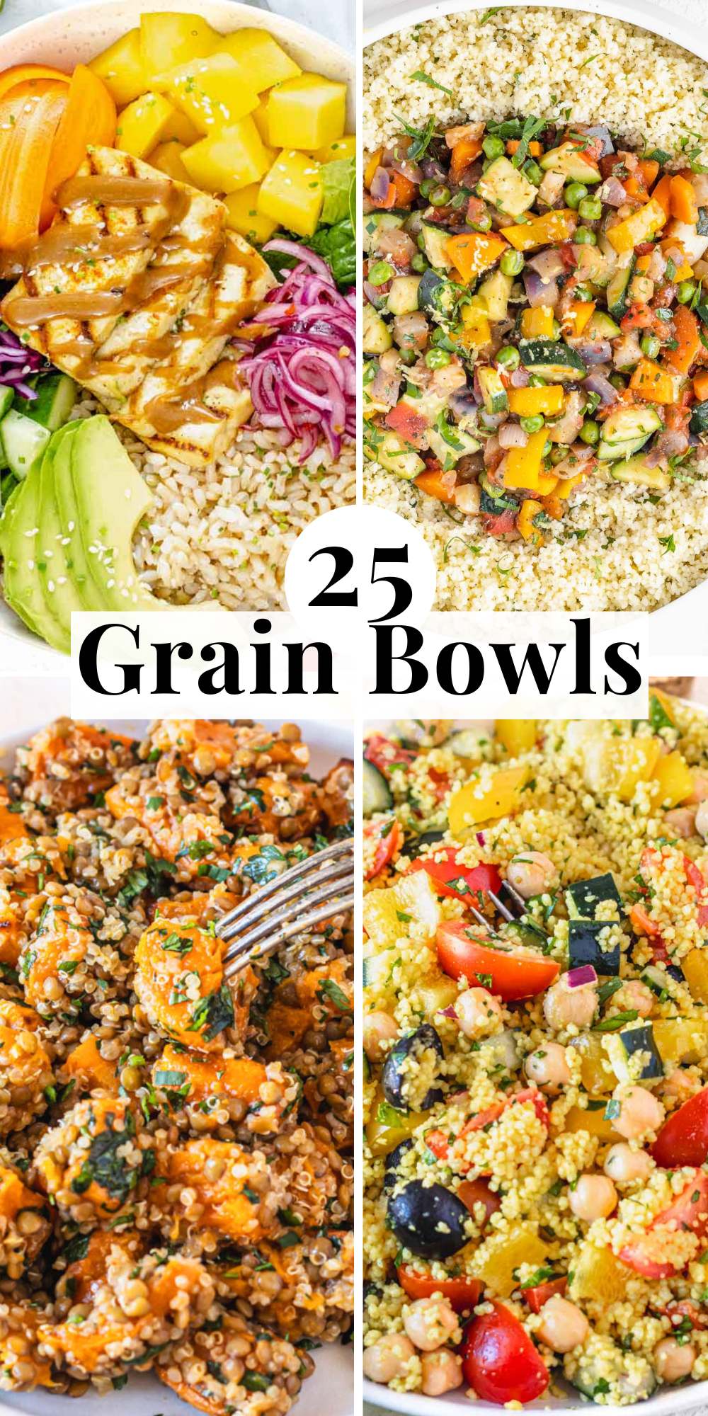 25 Wholesome and Colorful Grain Bowl Recipes