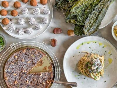 Creamy Chestnut Pasta - The Plant Based School