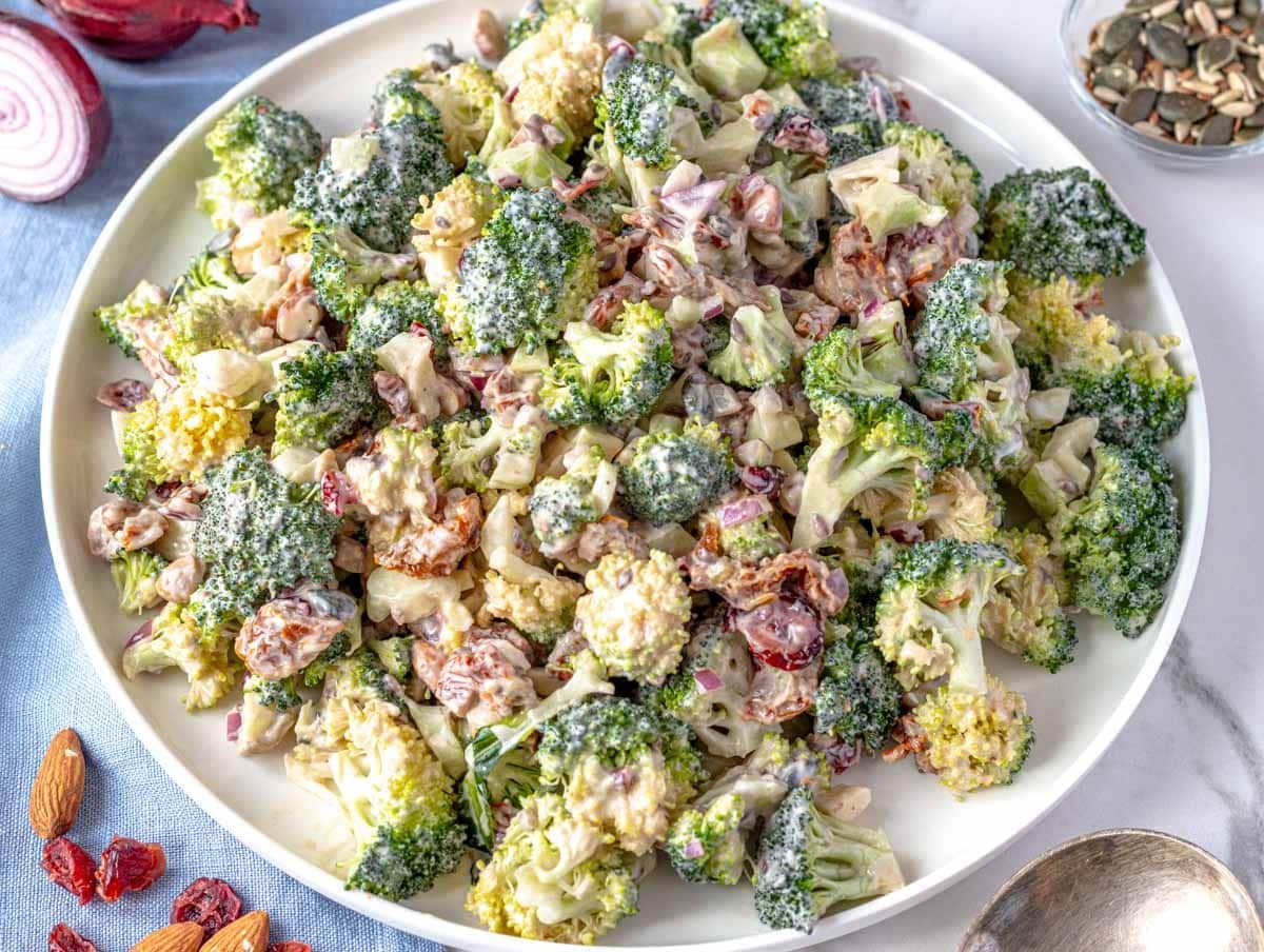 Broccoli Salad - The Plant Based School