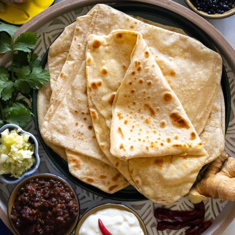 Paratha (Flaky and Stuffed) - The Plant Based School