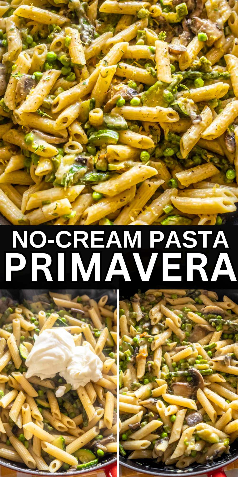 Pasta Primavera - The Plant Based School