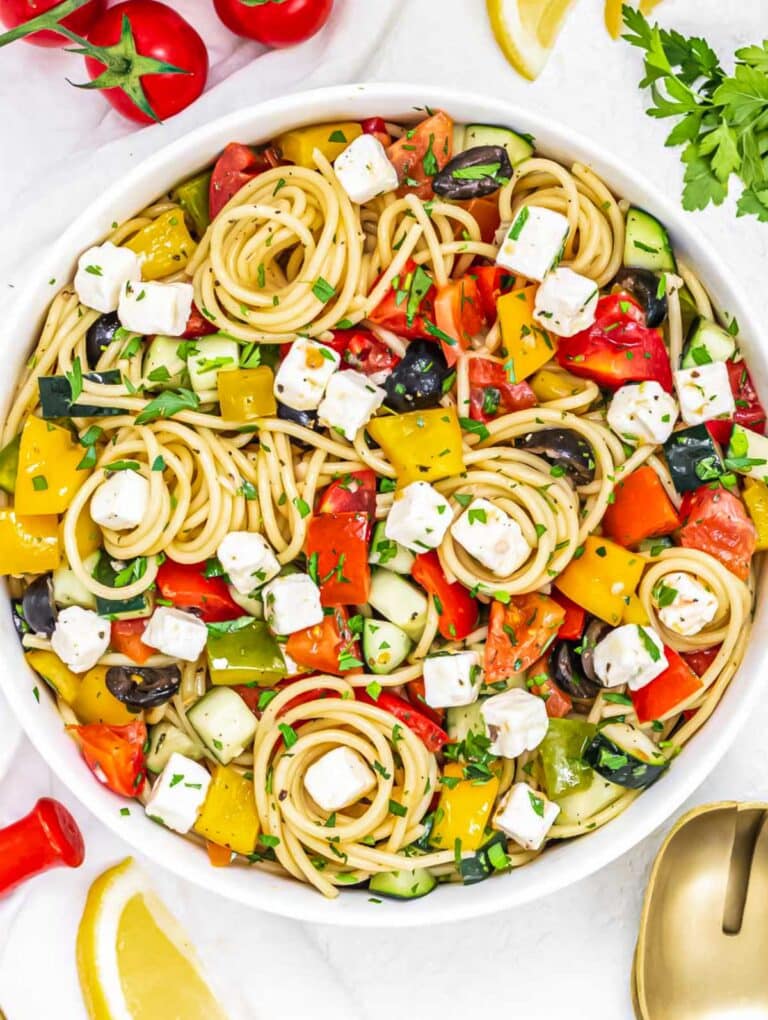 Spaghetti Salad: A Perfect Summer Salad - The Plant Based School