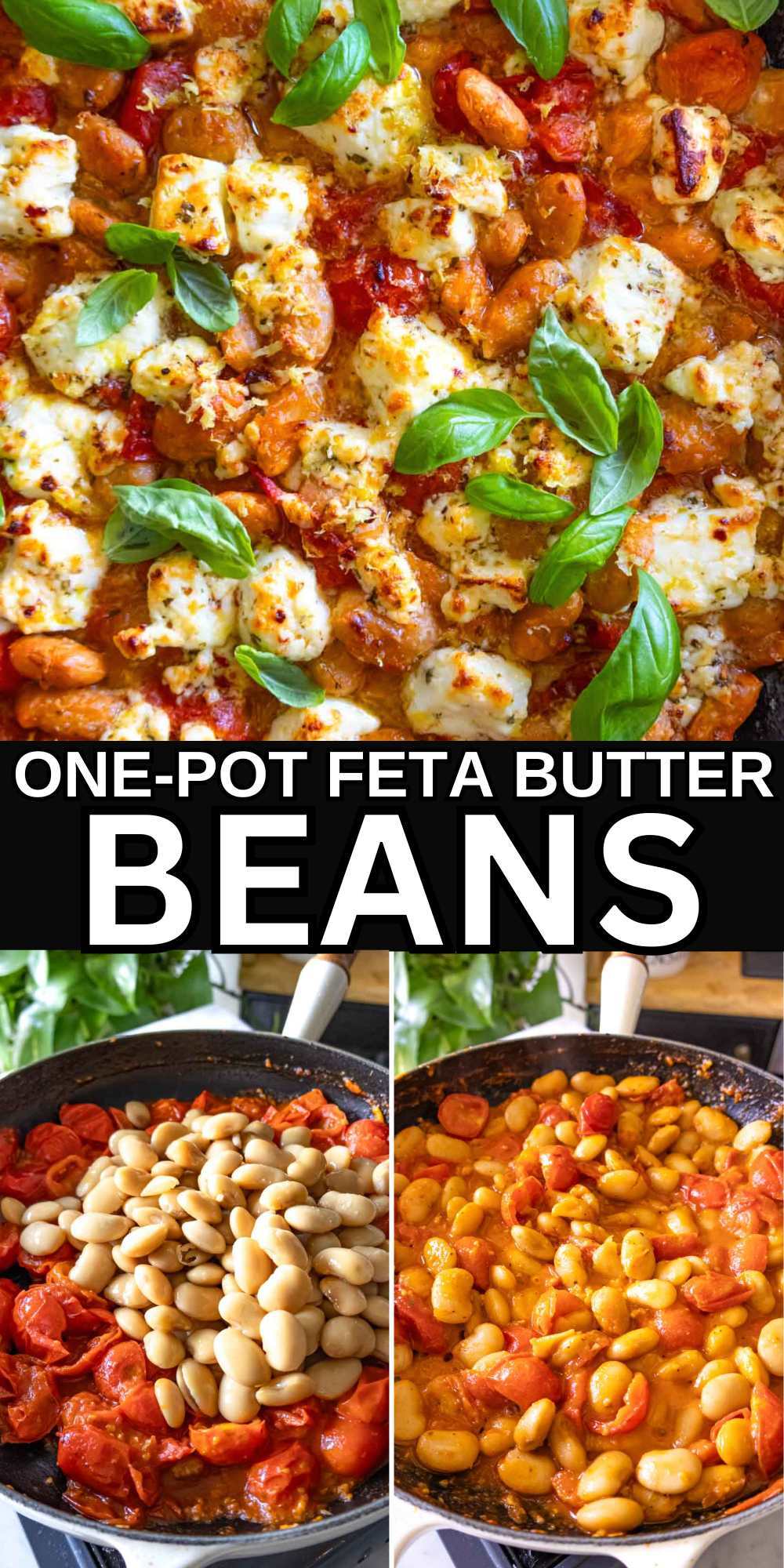 Butter Bean Recipe with Honey Marinated Feta - The Plant Based School