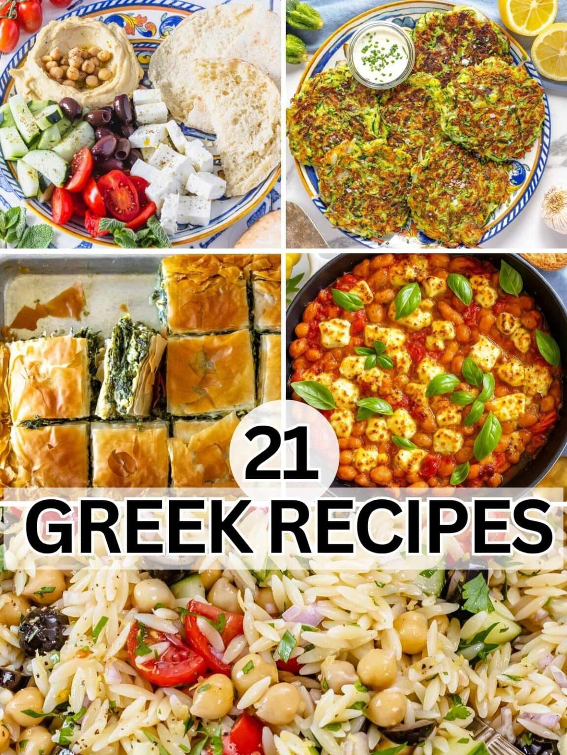 21 Greek Recipes - The Plant Based School