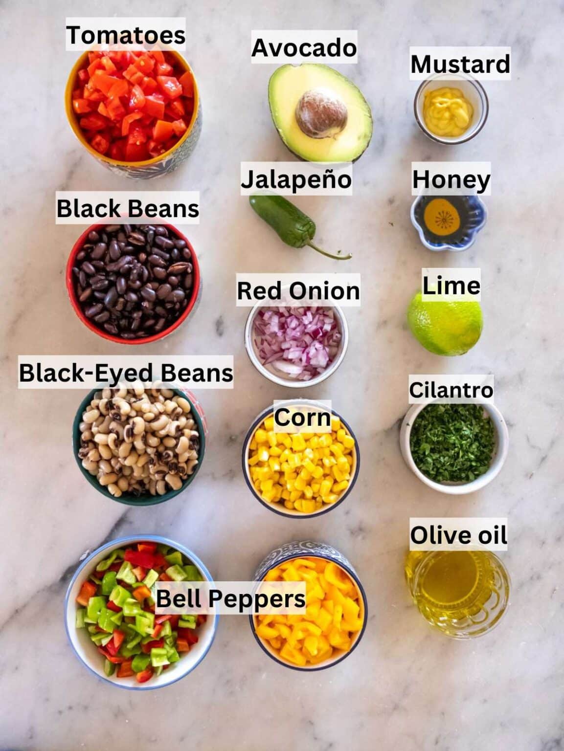 Cowboy Caviar (With Marinated Beans) - The Plant Based School