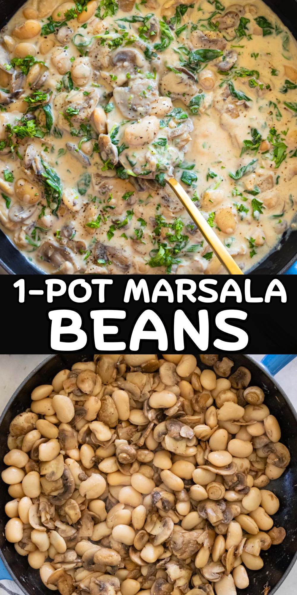 Butter Beans Marsala - The Plant Based School