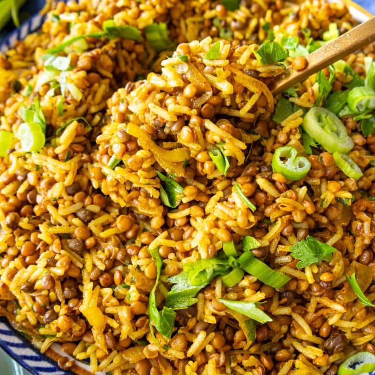 Easy Mediterranean Lentils And Rice (Healthy in 30 Minutes) - The Plant ...