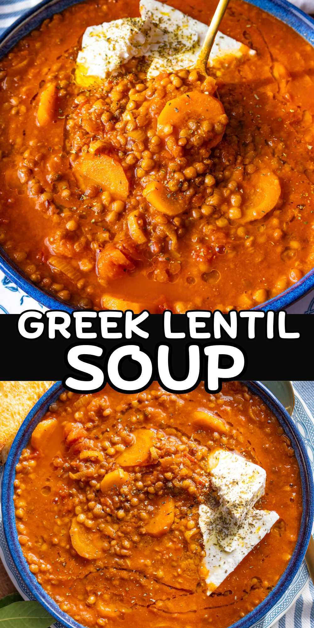 Greek Lentil Soup (Fakes Soupa) Made Simple and Delicious - The Plant ...