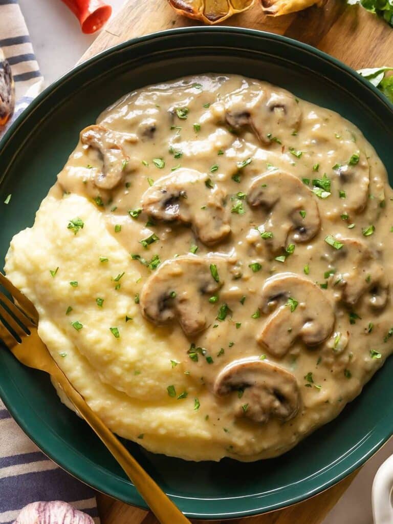 Easy Mushroom Sauce (Without Cream) - The Plant Based School