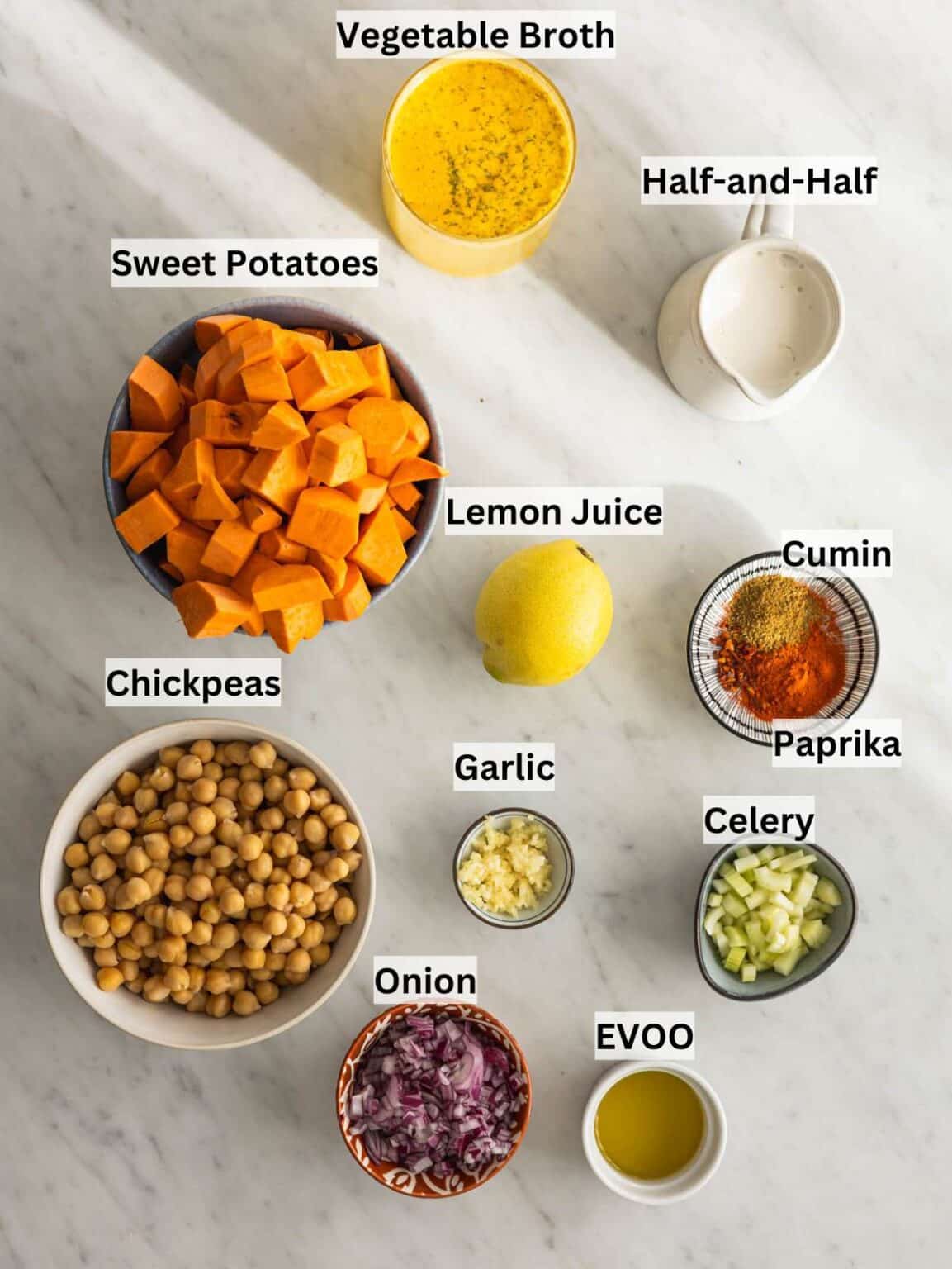 Creamy Sweet Potato Chickpea Soup (Easy One-Pot Recipe) - The Plant ...