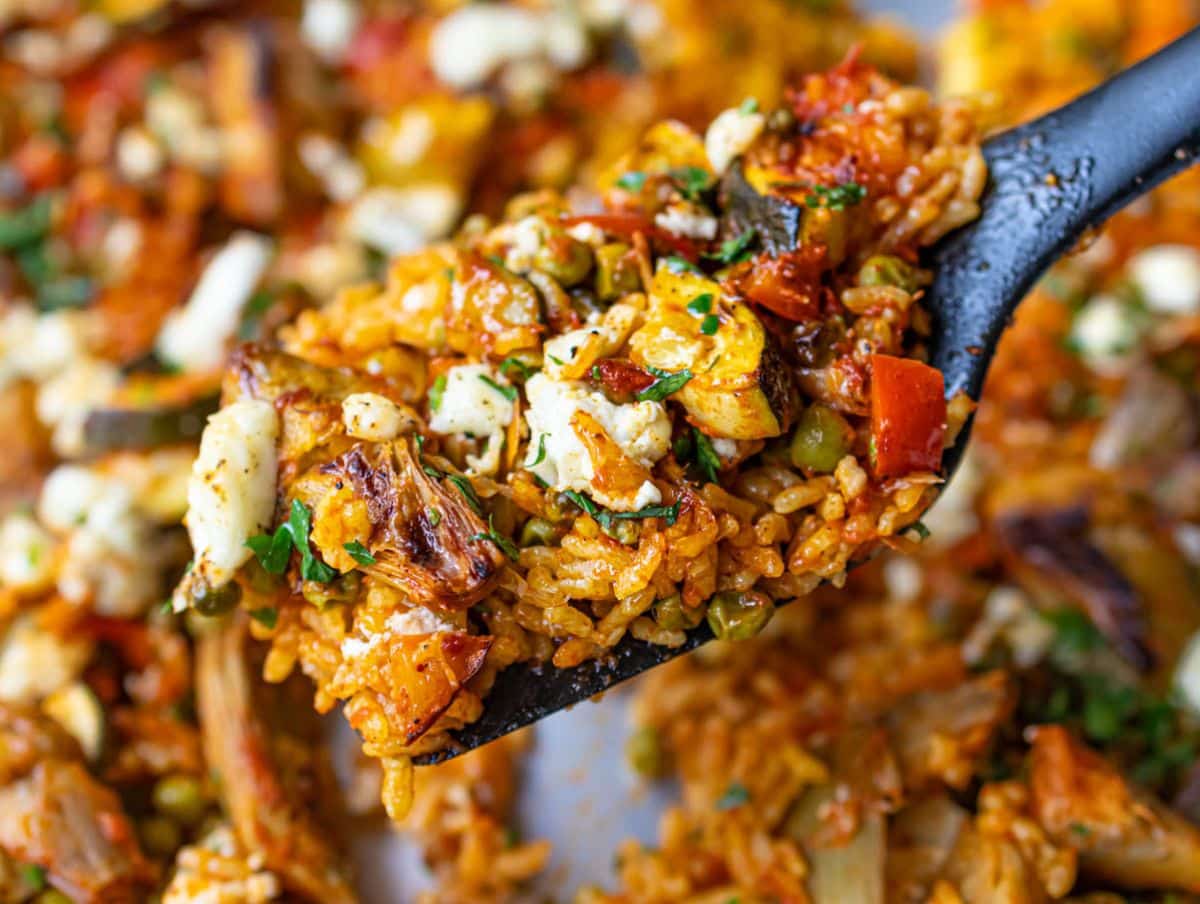 Vegetable Paella Made Easy (An Effortless Sheet Pan Twist) - The Plant ...