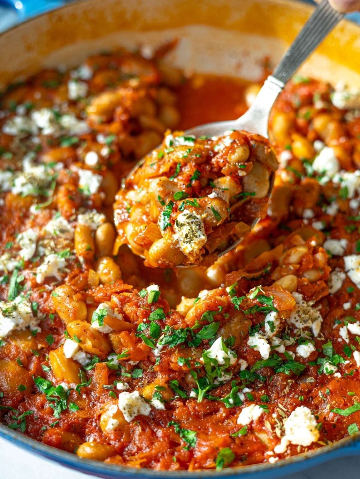 Gigantes Plaki (Greek Baked Beans) - The Plant Based School