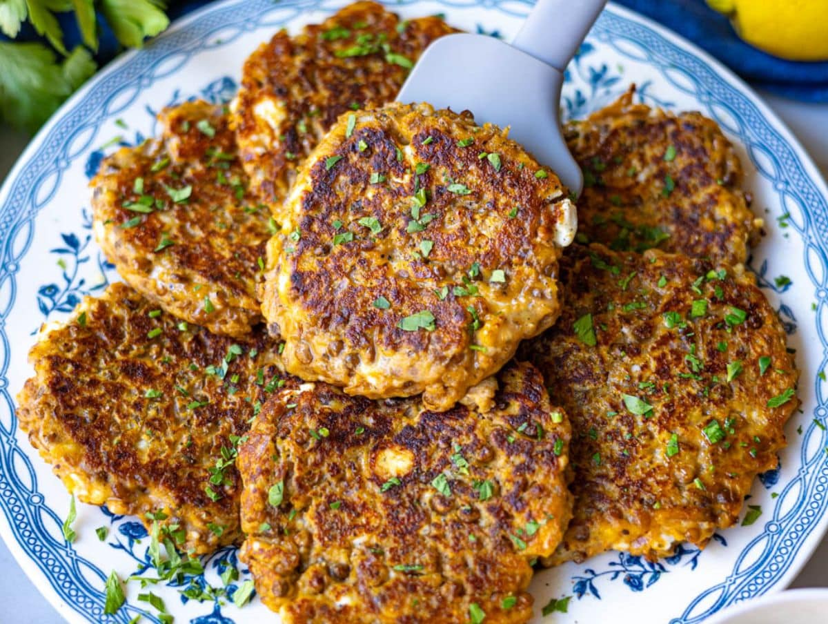 Lentil Sweet Potato Patties (Easy and Healthy) - The Plant Based School