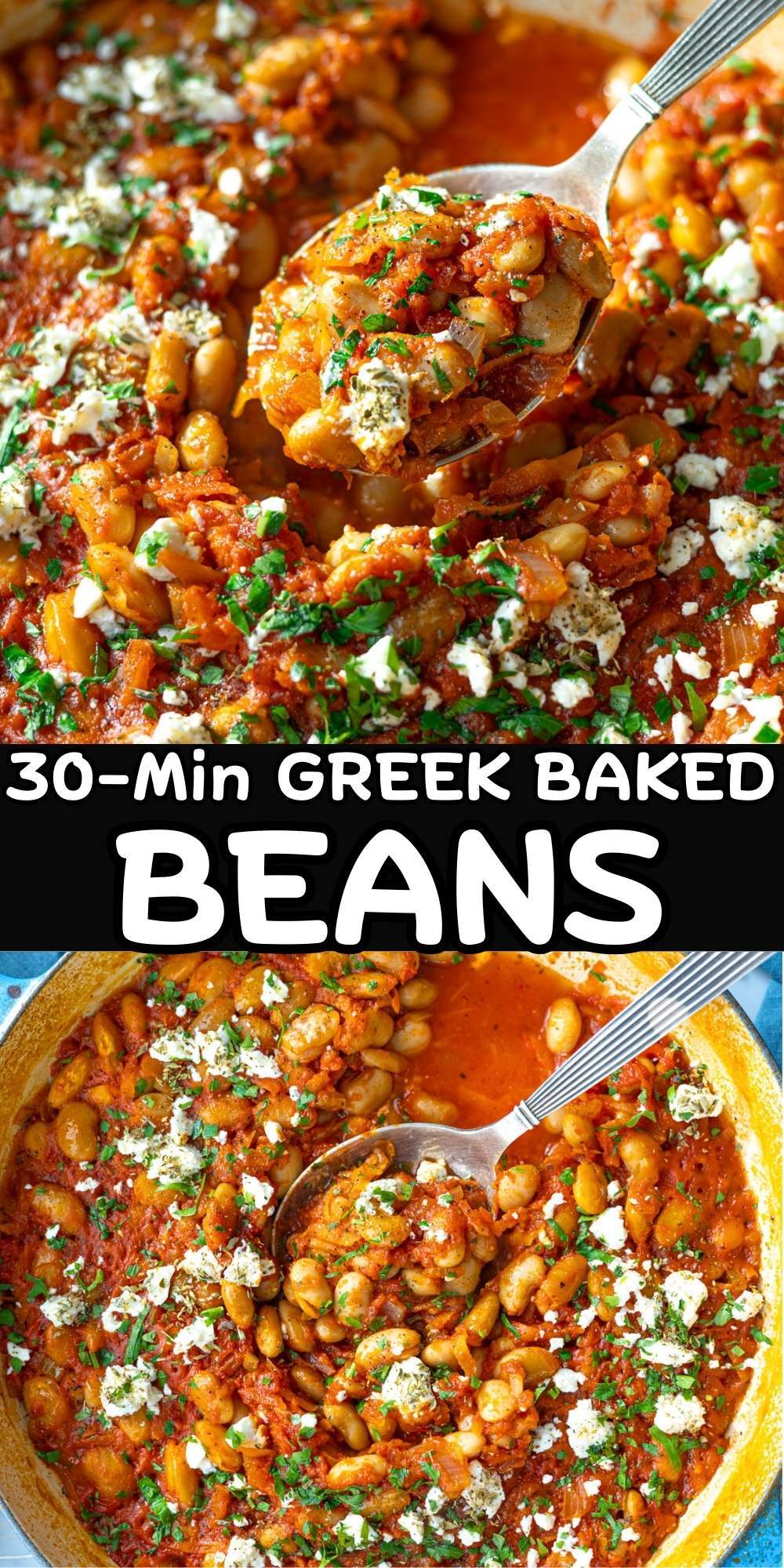 Gigantes Plaki (Greek Baked Beans) - The Plant Based School