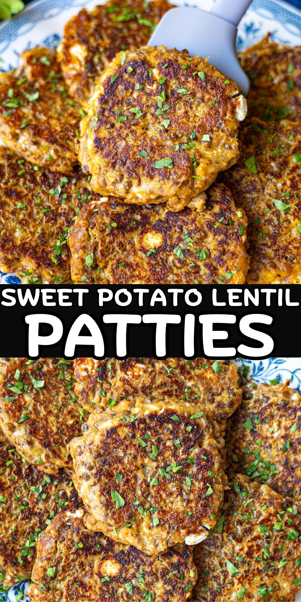 Lentil Sweet Potato Patties (Easy and Healthy) - The Plant Based School