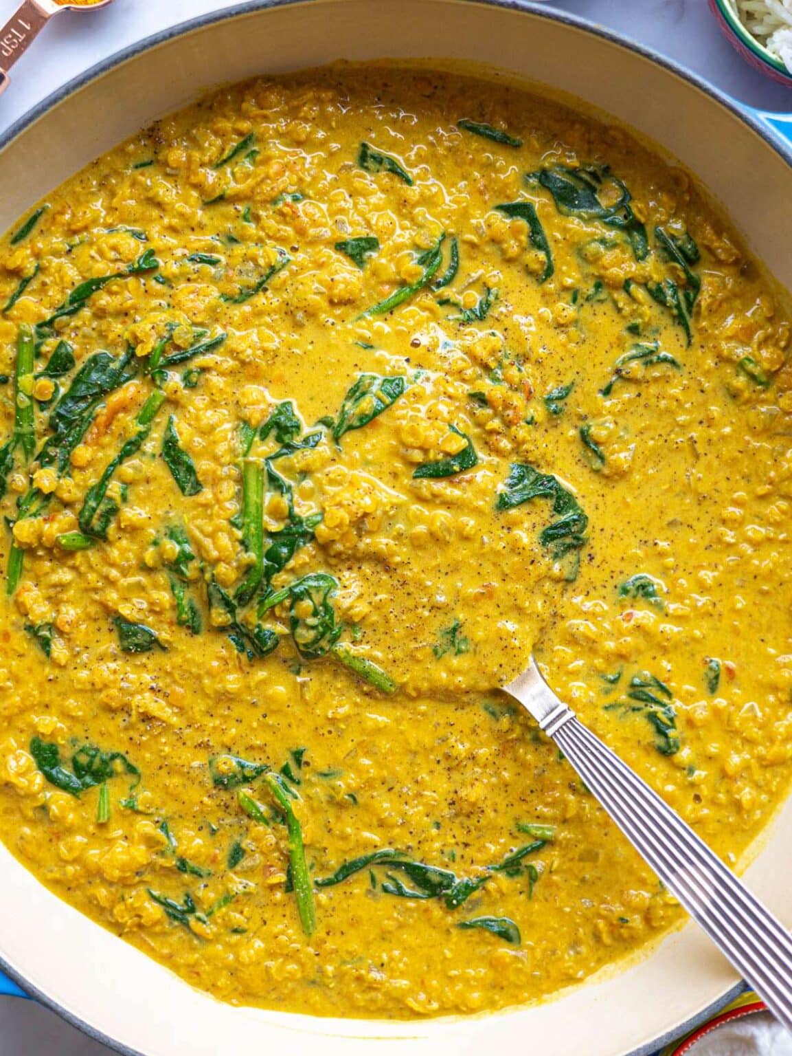 Easy Red Lentil Dal (One-Pot Meal) - The Plant Based School