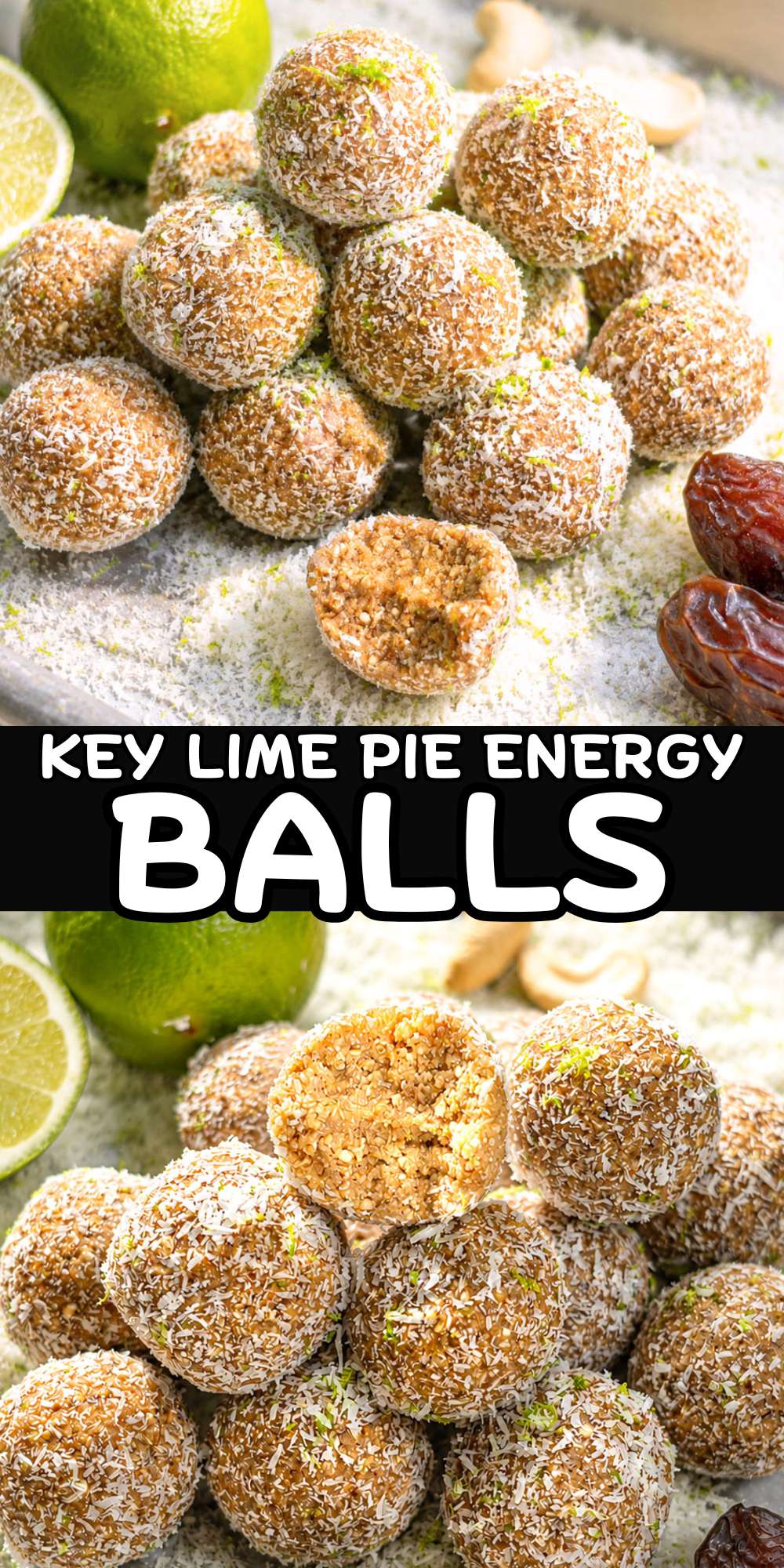 Key Lime Pie Energy Balls (Healthy No-Bake Snack) - The Plant Based School
