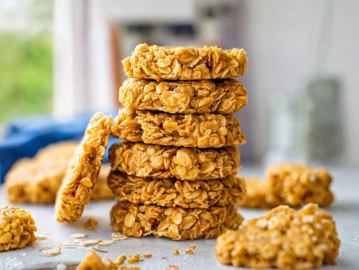Peanut Butter No Bake Cookies (4-Ingredient Recipe) - The Plant Based ...