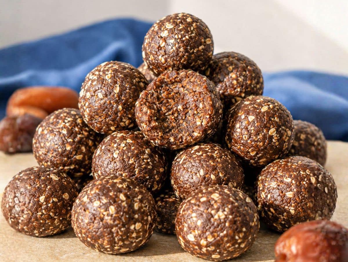 Date Energy Balls (Easy No-Bake Snack) - The Plant Based School