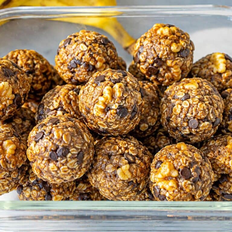Chunky Monkey Energy Balls (No-Bake, No Blender) - The Plant Based School