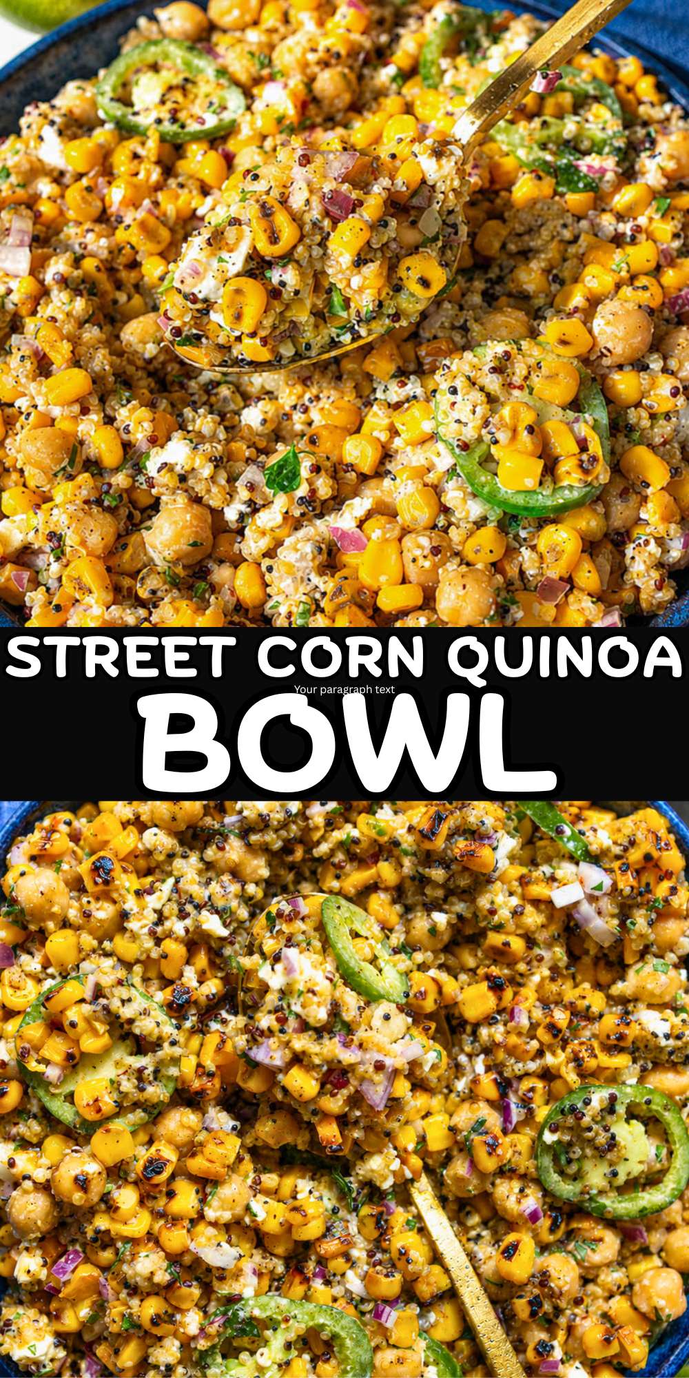 Street Corn Salad Bowl (With Greek Yogurt and Chickpeas) - The Plant ...
