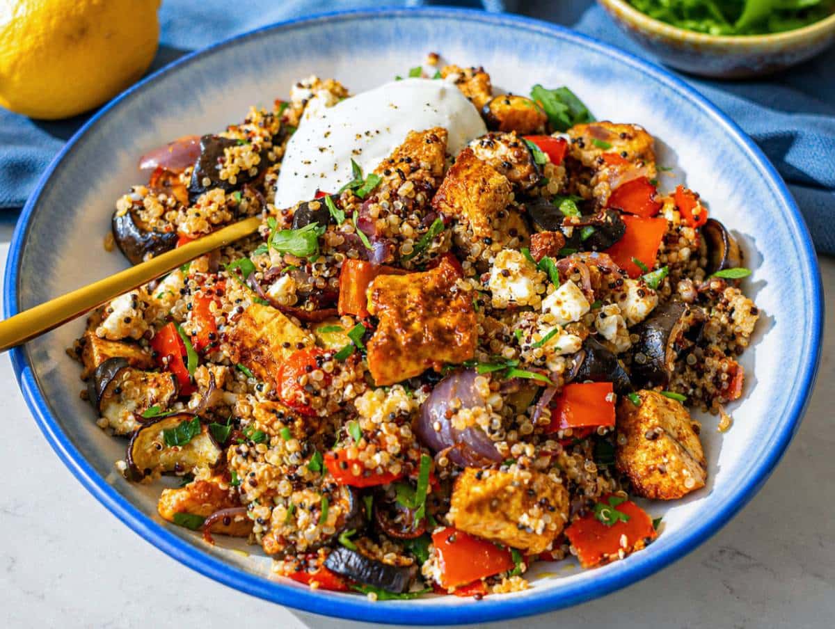 Tofu Shawarma Bowl (Easy Sheet Pan Dinner) - The Plant Based School