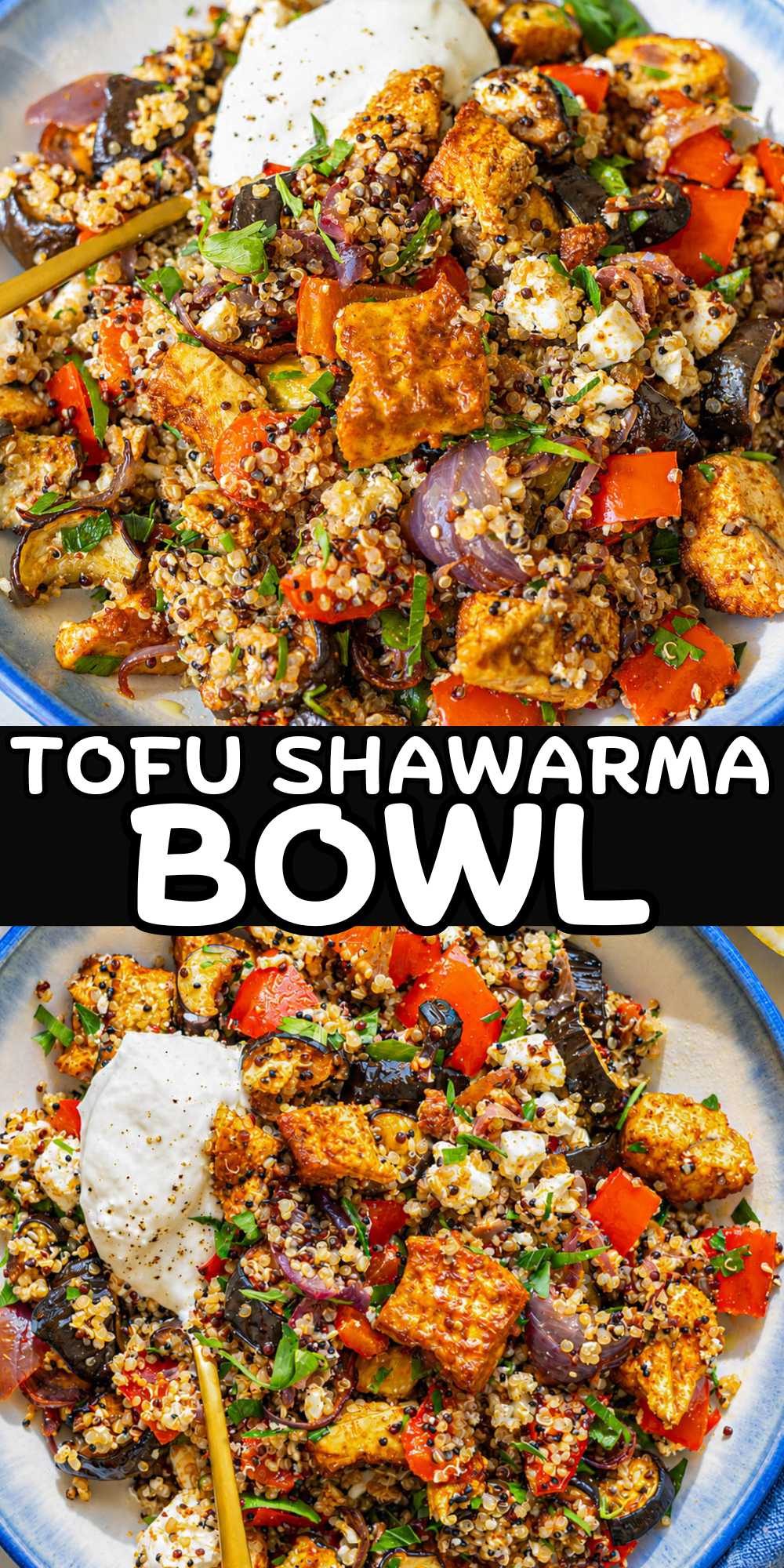 Tofu Shawarma Bowl (Easy Sheet Pan Dinner) - The Plant Based School